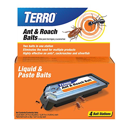 Terro T360 Ant and Roach Stations, 1 PACK Ant & Roach Baits, Black