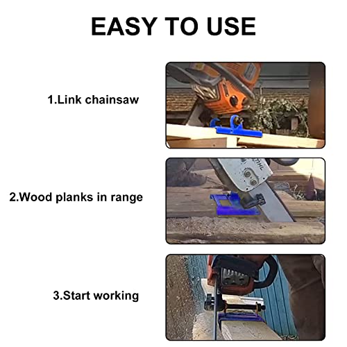 Kweetle Vertical Chainsaw Mill Lumber Cutting Guide Saw Steel Timber Chainsaw Attachment Cut Guided Mill Wood for Builders and Lumberjacks