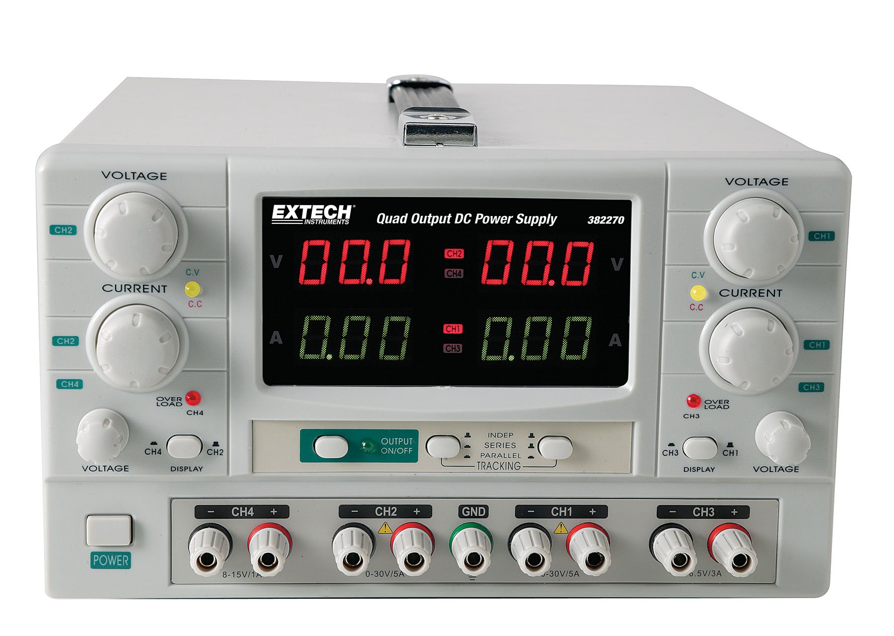 EXTECH Instruments 382270 Quad Output DC Power Supply