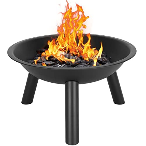 ZLXDP 22inch Reusable Campfire Pot Portable Outdoor Garden Easy Lighting Fire Pits Travel Camping Tank Heating Fire Box Home Uesd