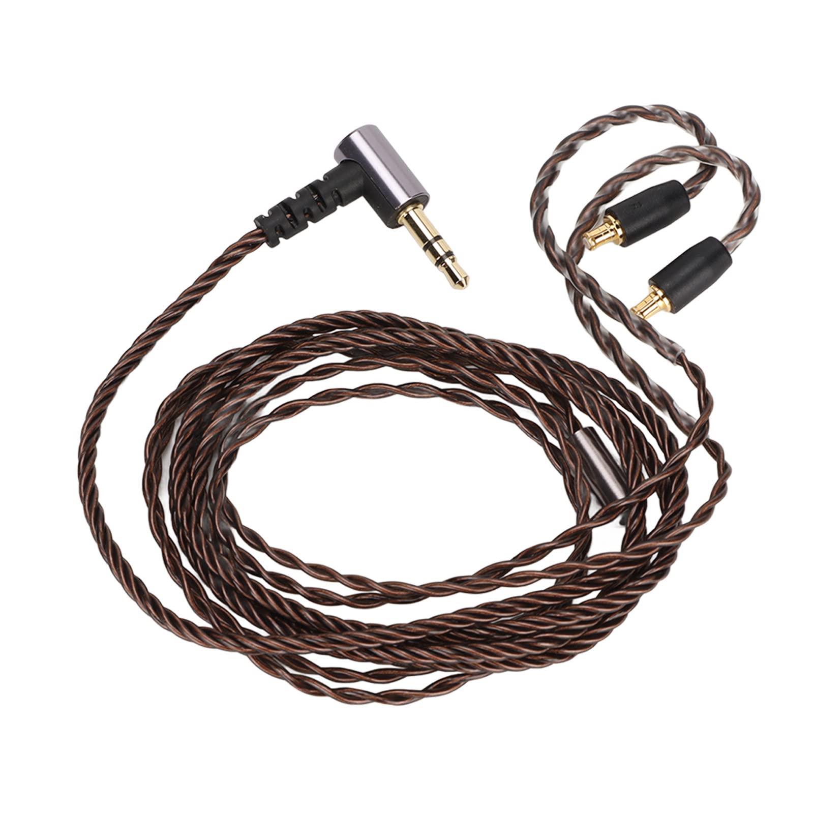 BesCable Earphone 3.5mm Cable Replacement Silver Plated OFC PVC Wire Upgrade Replacement MMCX Connection Detachable Cable Compatible for ATH E50 E70 LS300 CKS1100 A2DC Connector Headphones