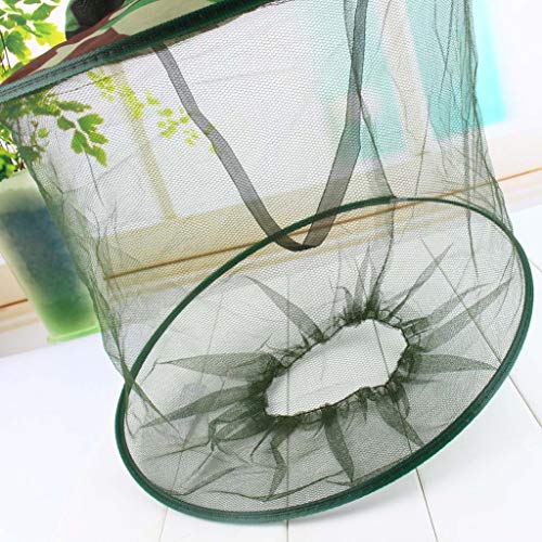 Gybai Mosquito Green Camouflage Insects net Head mesh Protection Cap Outdoor Garden Supplies