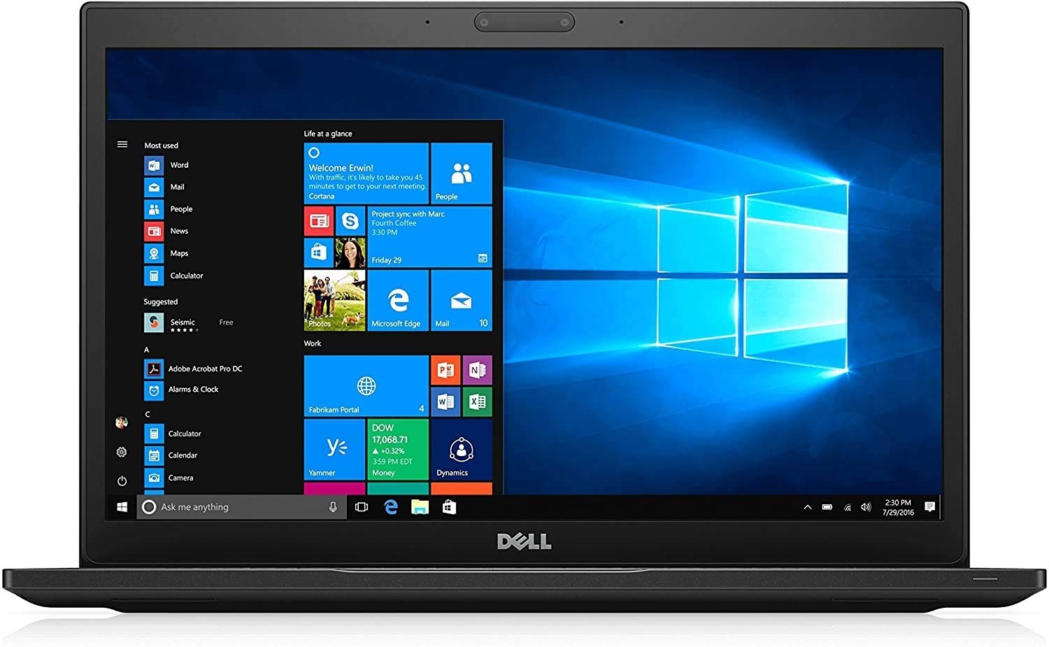 Dell Latitude 7480 Business-Class Laptop | 14.0 inch FHD Touch Display | Intel Core 7thGEneration i7-7600 | 16 GB DDR4 | 512 GB PCIe M.2 NVMe SSD | Windows 10 Pro (Renewed)