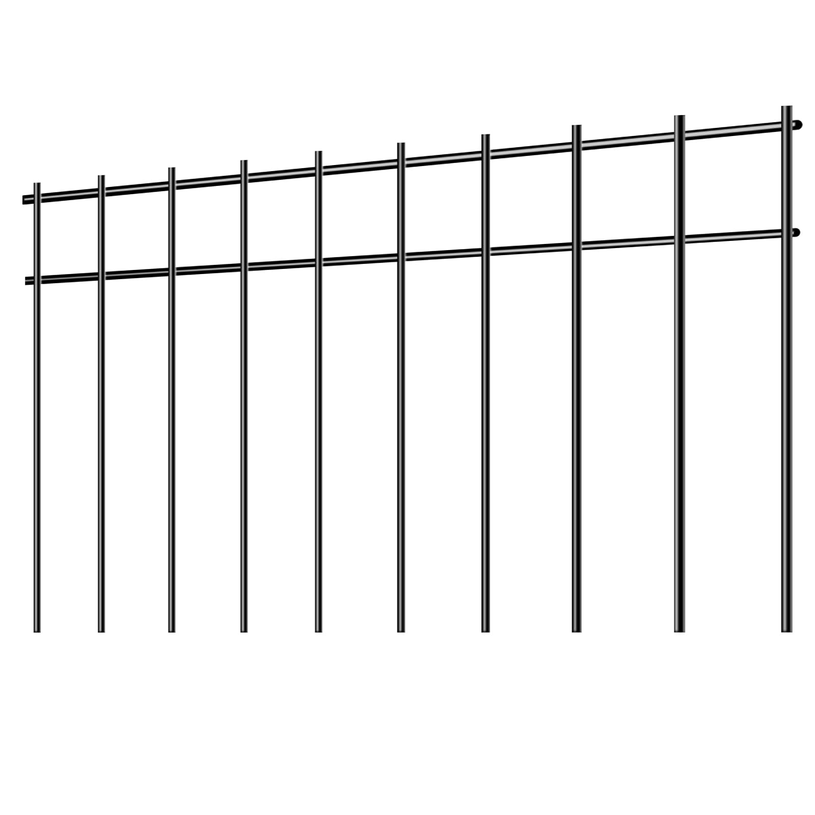 KIMORE 10 Pack Animal Barrier Fence, 24x15IN No Dig Fence Underground Decorative Garden Fencing, Rustproof Metal Wire Garden Fence Border,Dog Rabbits Blocker Fence for Outdoor Yard