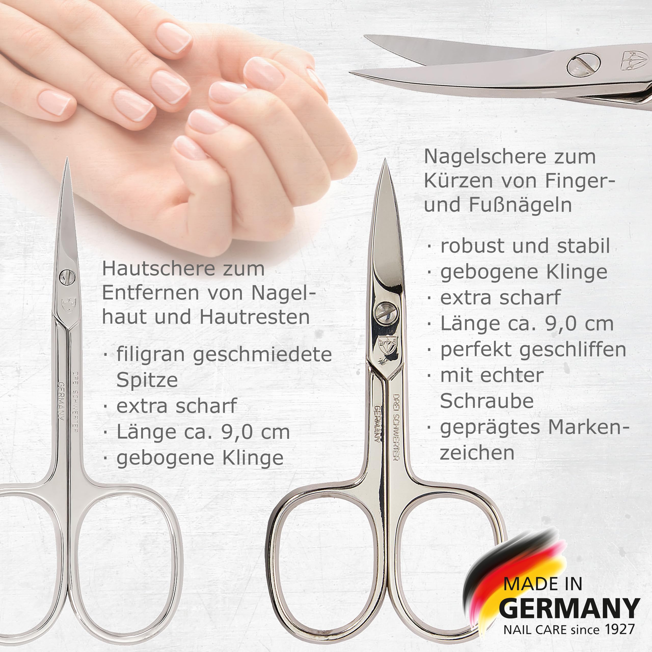 3 Swords Germany Manicure Pedicure Set Nail Care Kit Made in Germany