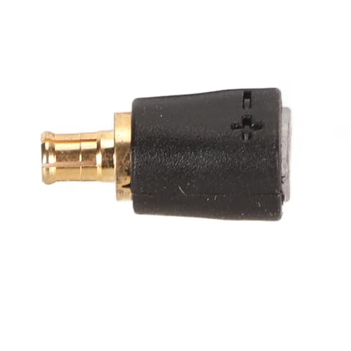 CKR100 Earphone Adapter, Lossless Sound Male to Female Connector for Audio Technica LS200 LS300 LS400 CKR90 LS50, to 0.78mm 2 Pin Adapter (Black)