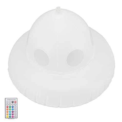Hyuduo Floating Pool Ball Light Colorful Solar Energy Auto Charging No Battery Required IP68 Waterproof Weatherproof Remote Control Premium PVC Swimming Pool,Garden Decoration,etc