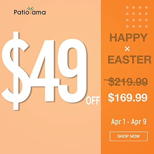 Patiorama Outdoor Wicker Storage Box, Garden Deck Bin with Aluminum Frame, Patio Cushion Storage, Brown Wicker Rattan Pool Storage Box, Water-Resistant Liner, 120 Gallon