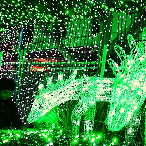 WATERGLIDE 1 Pack St. Patricks Day Shamrocks Lights, 50 LED Outdoor Decorative String Lights, Battery Operated Lucky Clover Light, 8 Lighting Modes & Timer, Waterproof for Party Garden Home Decor