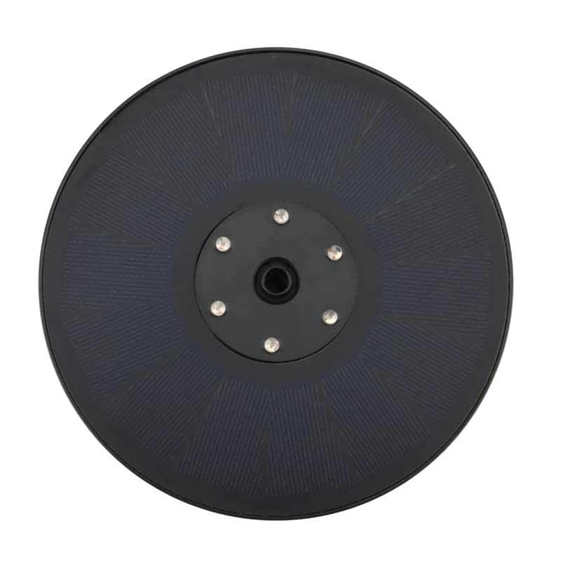 LUKEO Floating Solar Fountain Garden Water Fountain Colorful LED Lights Solar Panel Powered Fountain Pond Pools Garden