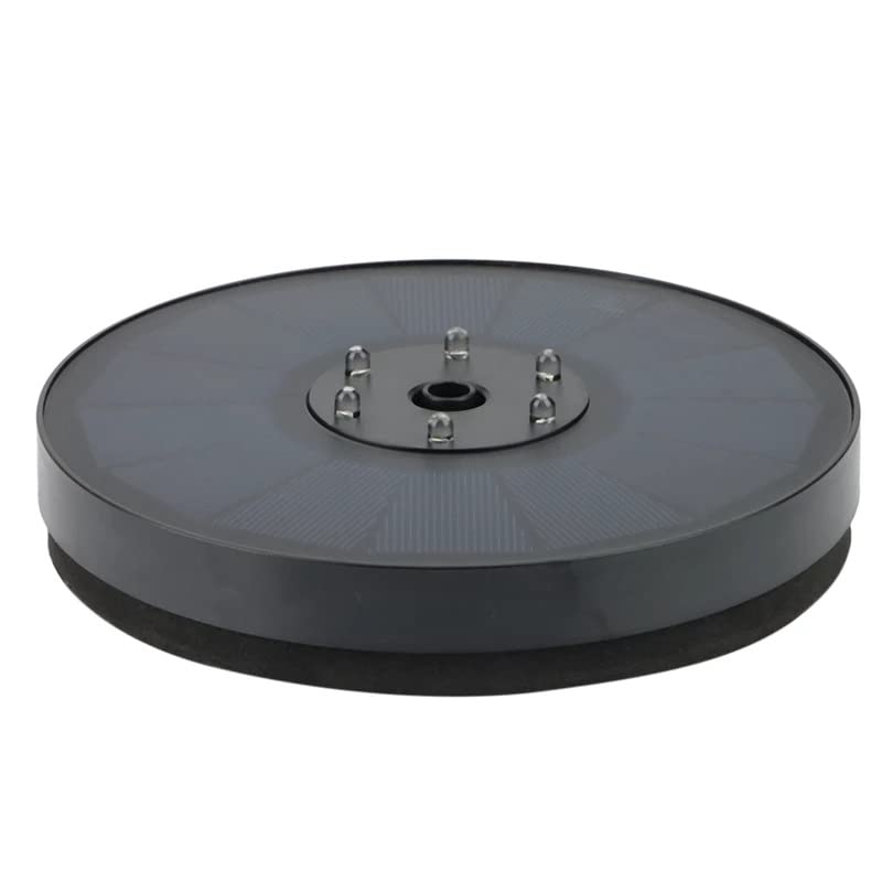 LUKEO Floating Solar Fountain Garden Water Fountain Colorful LED Lights Solar Panel Powered Fountain Pond Pools Garden