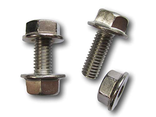 19M7775 14M7303 Replacement Battery Terminal Bolts Nuts Stainless Steel (2-Pack) for John Deere