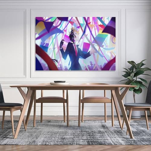 KNUEDESM Anime Poster Dream SMP Ranboo Canvas Poster Bedroom Decor Canvas Wall Art Prints for Wall Decor Room Decor Bedroom Decor Gifts 16x24inch(40x60cm) Unframe-style