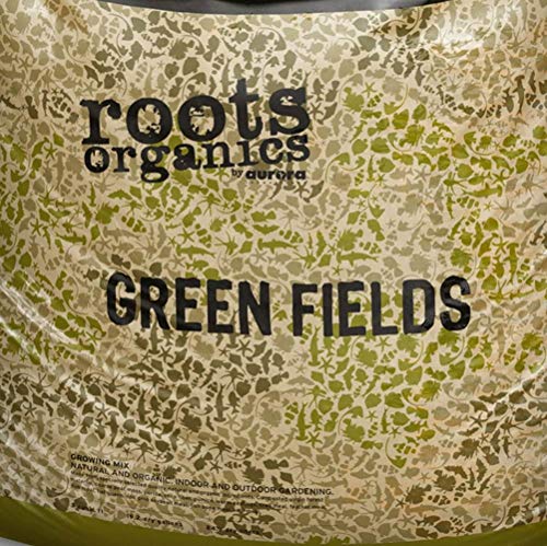 Roots Organics ROGF Green Fields Hydroponic Nutrient-Based Gardening Potting Soil for Plants, Flowers, and Outdoor Gardens, 1.5 Cu Ft (2 Pack)
