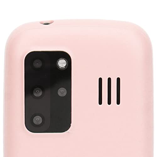 PUSOKEI 2G Cell Phones, Dual SIM Smartphone, Unlocked Phone Support Flashlight Camera Recording, 2G GSM Phone for The Elderly Parents, 2.4 Inch Screen, Big Buttons (Pink)