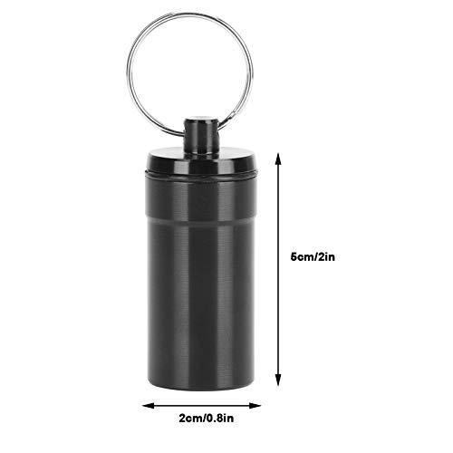 Garden Supplies Waterproof Medicine Box Aluminium Alloy Mini Travel Pills Case Holder for Swimming Pool Sauna
