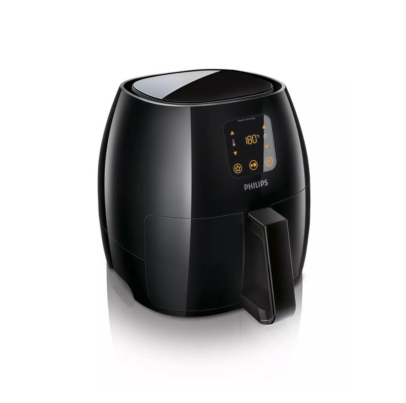 Philips Starfish Technology Avance XL Digital Airfryer, Black, 2.65lb/ 3.5qt, HD9240/94