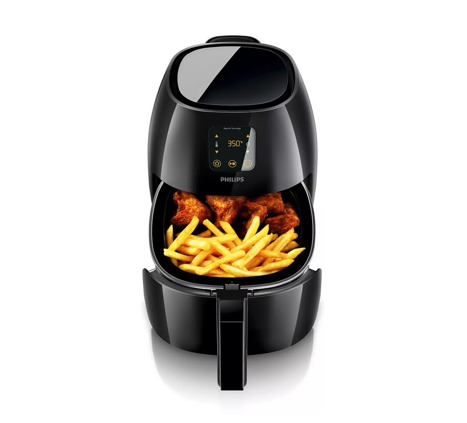Philips Starfish Technology Avance XL Digital Airfryer, Black, 2.65lb/ 3.5qt, HD9240/94