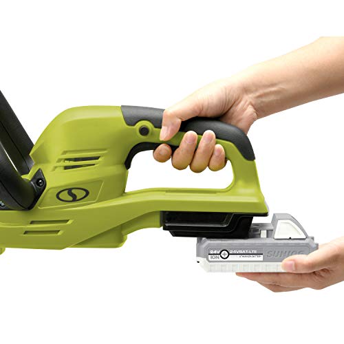 Sun Joe 24V-HT22-LTE 24-Volt 22-In Cordless Handheld Hedge Trimmer 5/8" Cutting Capacity