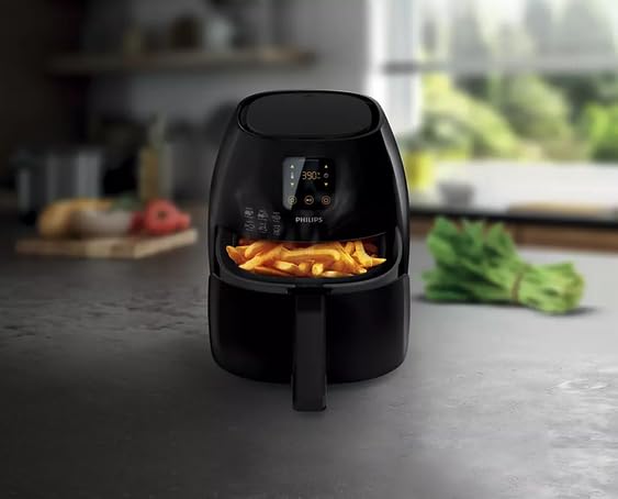 Philips Starfish Technology Avance XL Digital Airfryer, Black, 2.65lb/ 3.5qt, HD9240/94