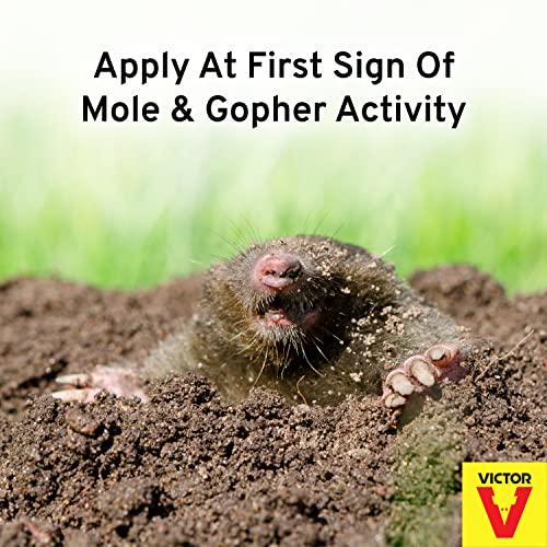Victor M8002 Mole & Gopher Repellent Yard Spray β 1 Bottle, Yellow