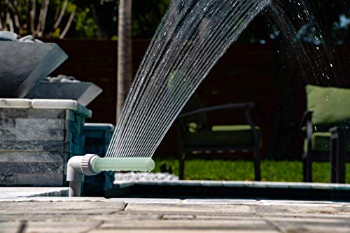 Pool Fountain Swimming Pool Accessories - Waterfalls Cool Warm Pool Water Temperatures, Sprinkler Aerates for Fresh Pool Water, Fits 1.5" Threaded InGround & Above Ground Pool Fountains Return Jets