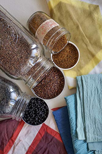Primary Colors Natural Dye Seeds : 3 Varieties, Red, Yellow, Blue