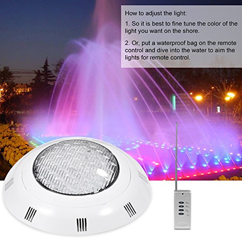 Swimming Pool Light with Remote | 12V 360LED RGB Multi-Color Underwater Light | Waterproof IP68 | Suitable for Aquarium, Garden, Wedding, Party