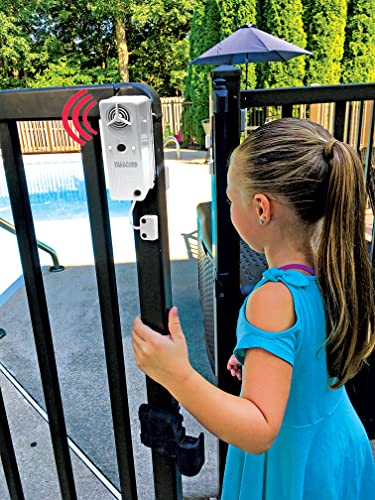 Yardgard Door and Window Pool Alarm, Child Safety UL 2017 Compliant Alarm for Pool Gates and Sliding Doors, Weatherproof, Wireless, Work as a UL Compliant Siren, ETL Certified, Easy to Install, White