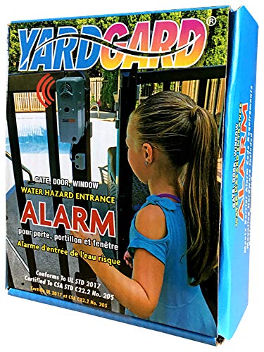 Yardgard Door and Window Pool Alarm, Child Safety UL 2017 Compliant Alarm for Pool Gates and Sliding Doors, Weatherproof, Wireless, Work as a UL Compliant Siren, ETL Certified, Easy to Install, White