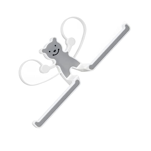 Bathroom Towel Rack, Hand Towel Bar Self Adhesive Wall Mounted Bathroom Towel Holder Kitchen Dishcloth Storage Rod, Towel Racks for Bathroom and Kitchen(Grey)