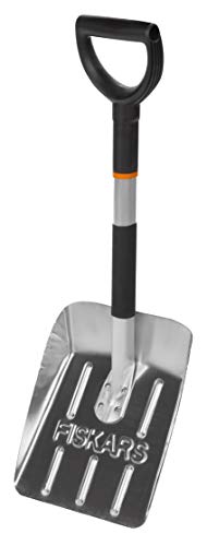 Fiskars 1000740 Snow Light Car Shovel, Black/Silver