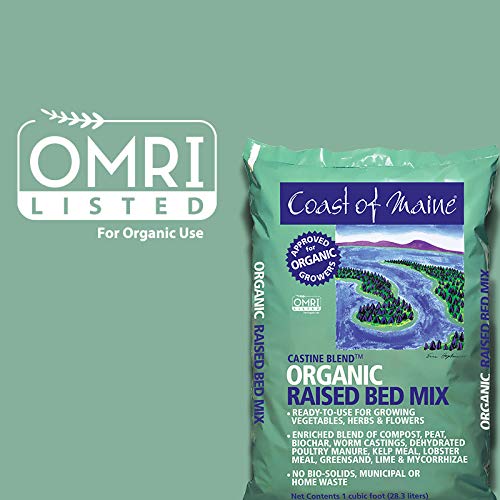 New Coast of Maine - Organic Raised Bed Mix - Castine Blend, 1.0cf
