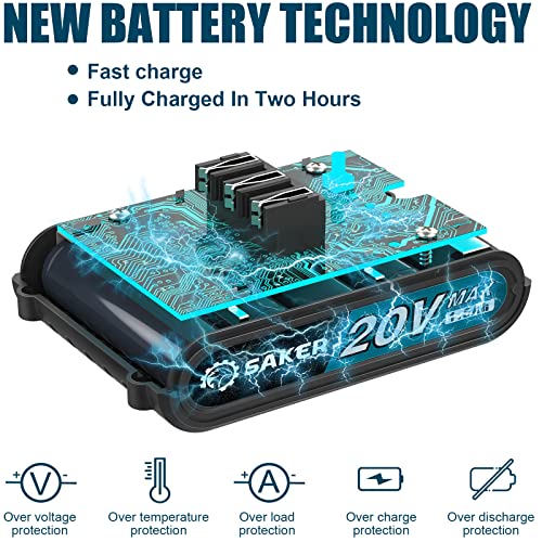 Saker Mini Chainsaw-Only One Battery-Suitable for Saker Mini Chainsaw-Easily Help You Do Your Job Better