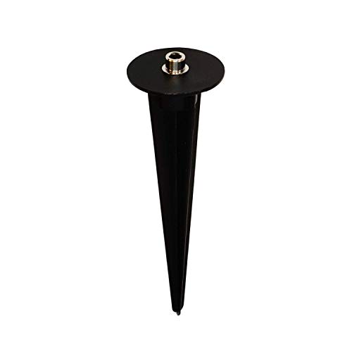 DEMASLED 10 pcs Metal Ground Stake for 10W - 20W LED Flood Light Holder 6.6 in - 16.8cm for Outdoors, Gardens and Yard