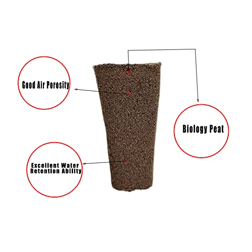 Grow Sponges for Hydroponics Seed Starter Plugs 50 pcs Compatible with AILISS PRO Indoor Garden Kit(Seeds Not Included)