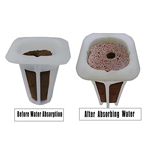 Grow Sponges for Hydroponics Seed Starter Plugs 50 pcs Compatible with AILISS PRO Indoor Garden Kit(Seeds Not Included)
