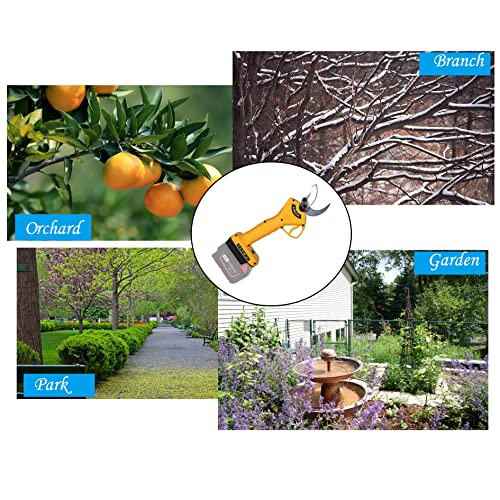 VOLT1799 Electric Pruning Shears Cordless Compatible with Dewalt 20V and Milwaukee 18V Battery, 1.2inch Cut Diameter, Electric Tree Branch Pruner (Host Only)