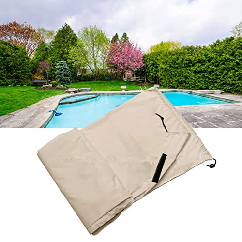 KIWOP Blanket Cover for Pool, Waterproof Protector Cover for Garden Outdoor Paddling Family Pools Protector(S:490 * 96cm)