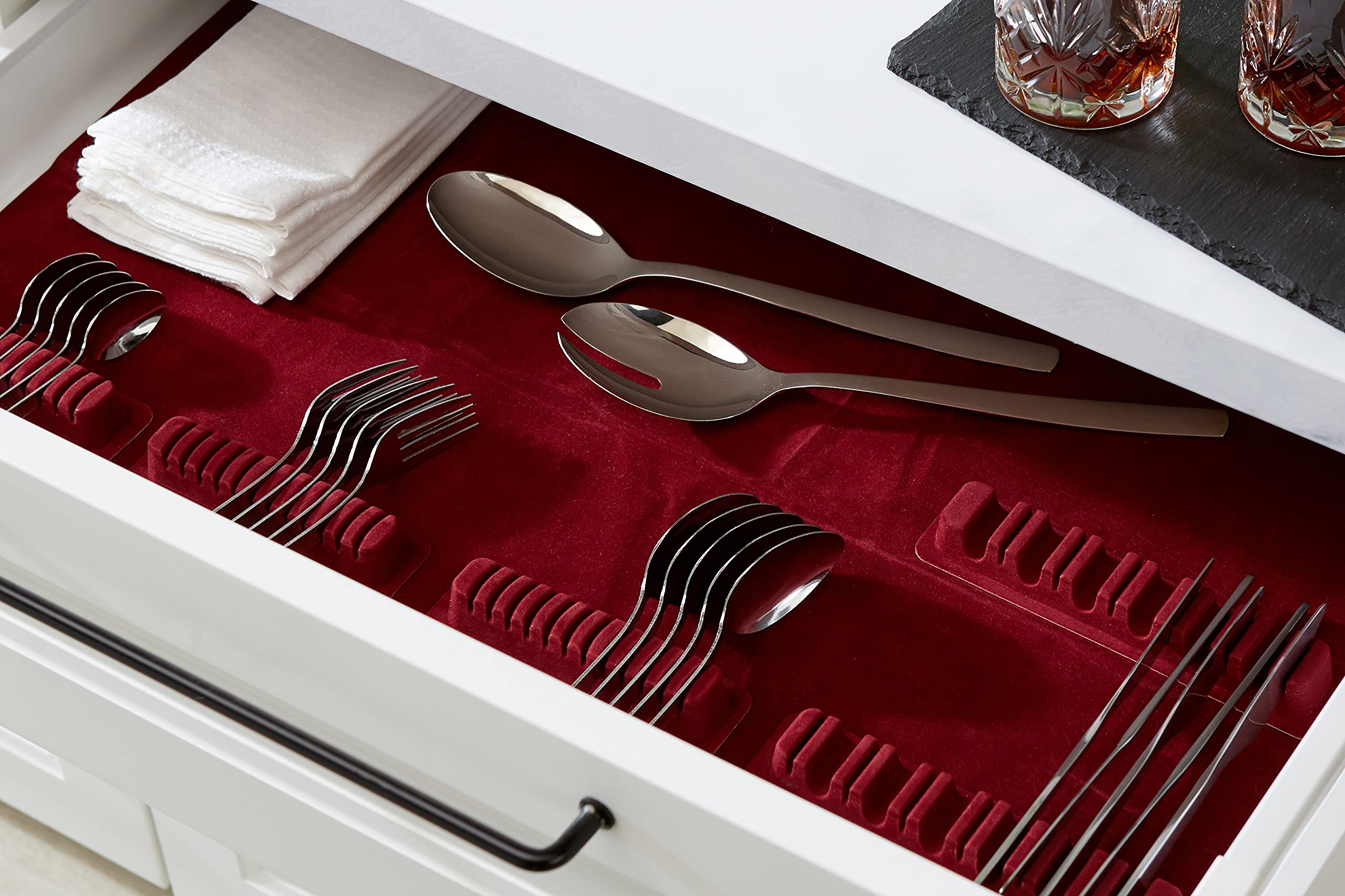 Rayen 6314 Drawer Organizer, Red