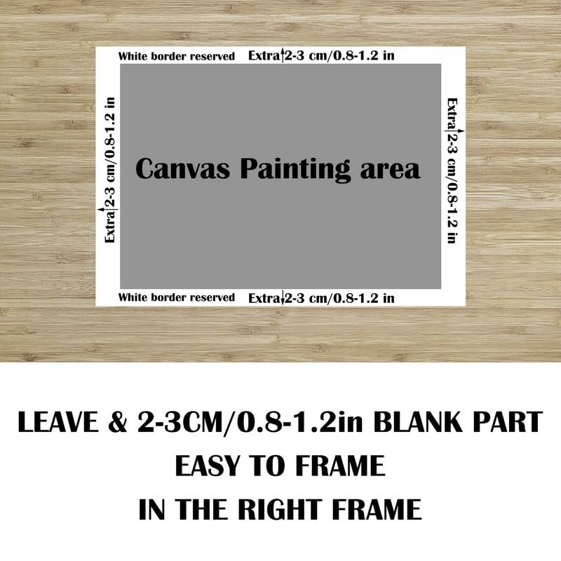 Hoomall Personalized Custom Canvas Prints, Custom Canvas Print with Your Photo, Crude Wood Photo Frame, Perfect for Home Decor, Gifts & Keepsakes, Variety of Sizes