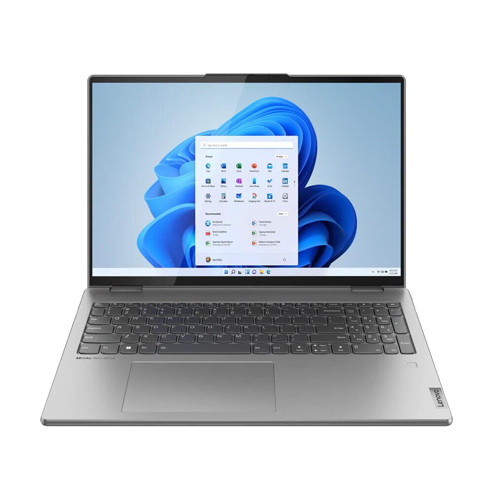Lenovo Yoga 7i 16" (2560x1600) Touchscreen 2-in-1 Laptop - Intel Evo Core i7-1260P - 16GB LPDDR5 Memory - 512GB PCie Gen4 SSD - Arctic Grey