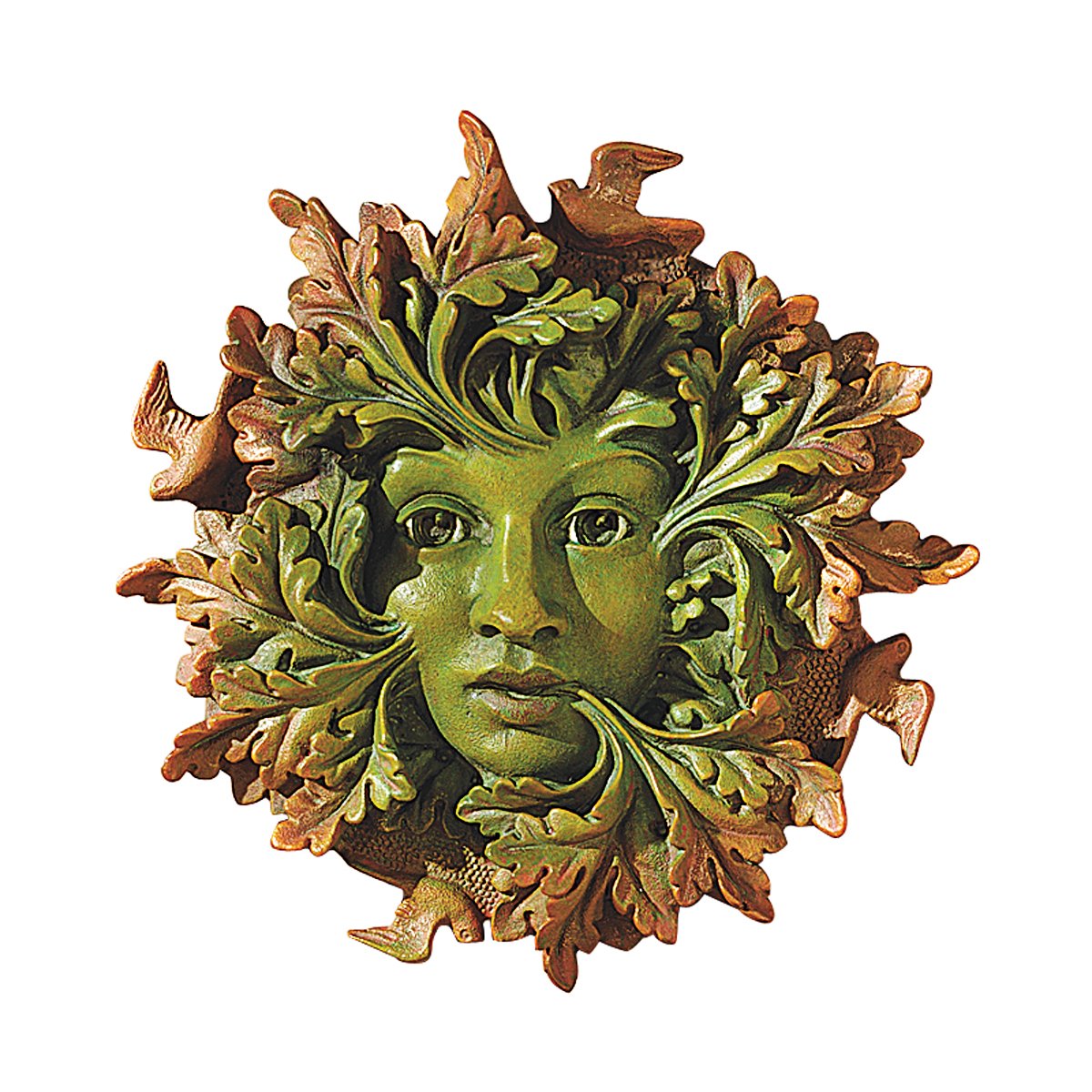 Design Toscano The Somerset Greenwoman Sculpture in Faux Verdigris and Bronze