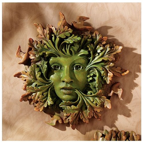 Design Toscano The Somerset Greenwoman Sculpture in Faux Verdigris and Bronze
