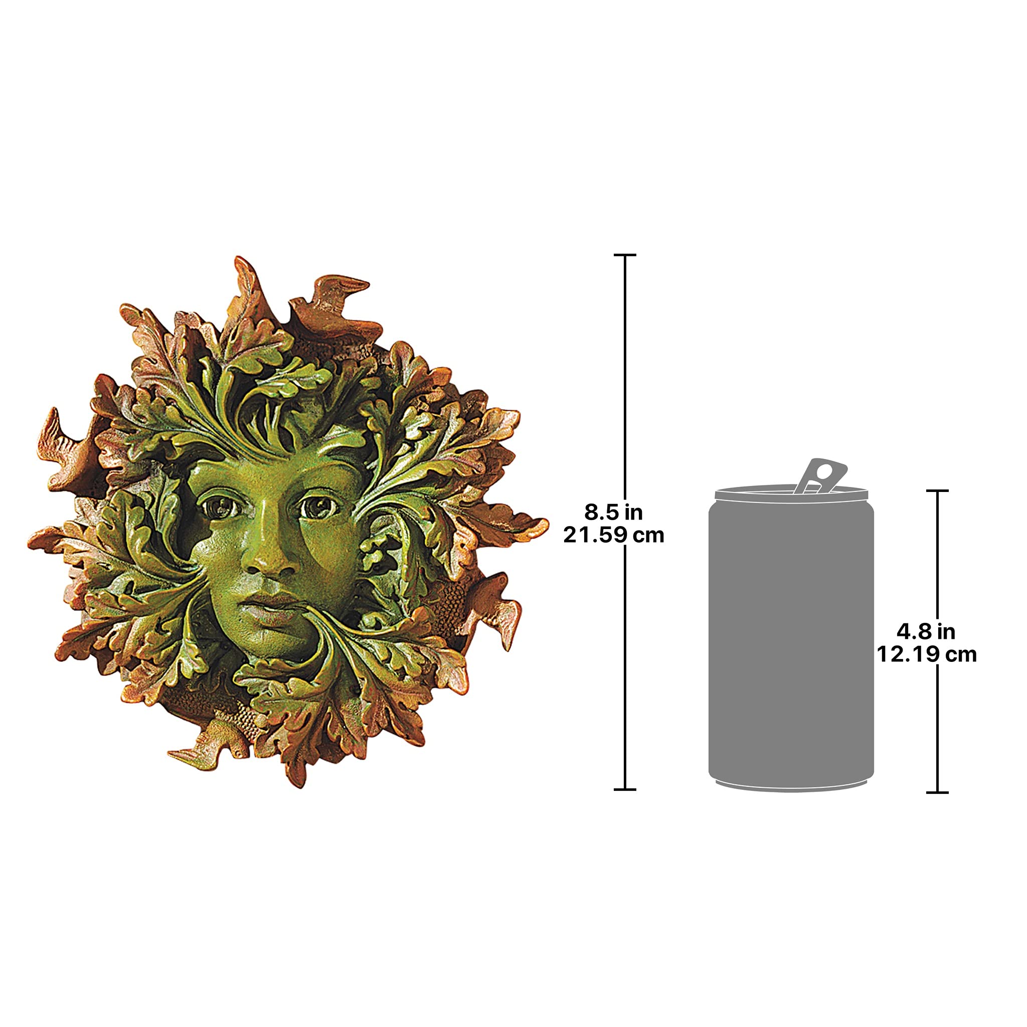 Design Toscano The Somerset Greenwoman Sculpture in Faux Verdigris and Bronze