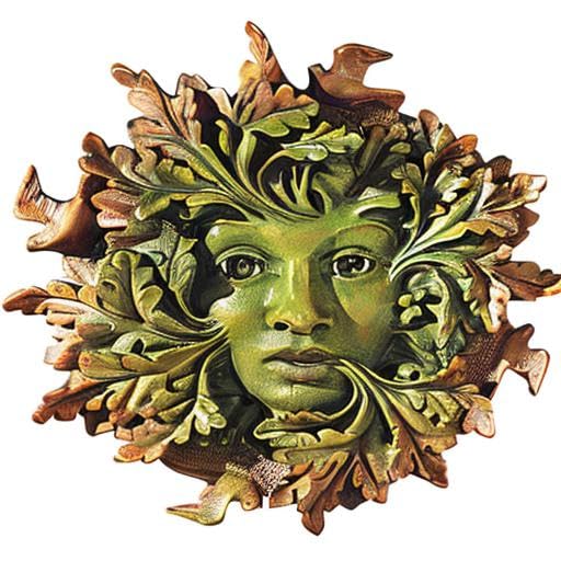 Design Toscano The Somerset Greenwoman Sculpture in Faux Verdigris and Bronze
