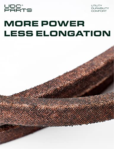 UDC Parts Mower Drive Belt GX20006 / Aramid Cord Extra-Heavy Duty V-Belt / 1/2 X 88.90 in. / Compatible with John Deere, Murray, MTD and More