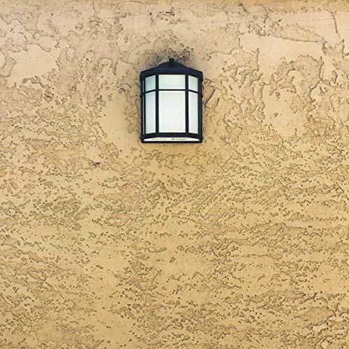 HARRRRD LED Wall Lantern Pack Light - Dusk to Dawn Photocell Included - 1 Pack 3000K (Warm White) Wall Mount Fixture, Exterior Security Lighting, Garage, Garden, Yard