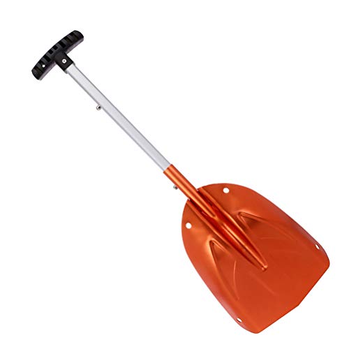 Abaodam Aluminum Snow Shovel Anti- Rust Explosion Proof Ice Scraper Snow Remover for Road Garden