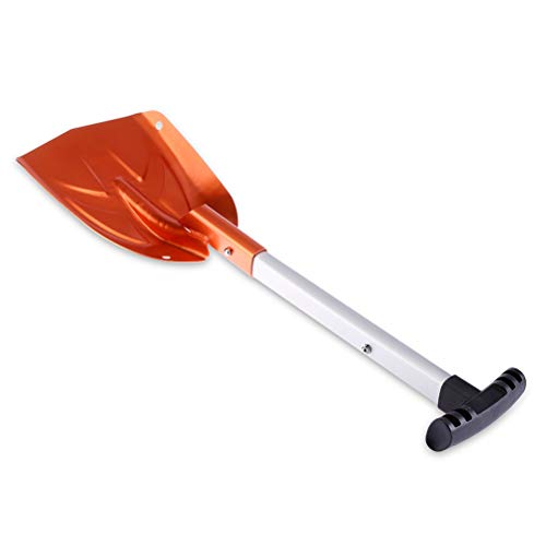 Abaodam Aluminum Snow Shovel Anti- Rust Explosion Proof Ice Scraper Snow Remover for Road Garden